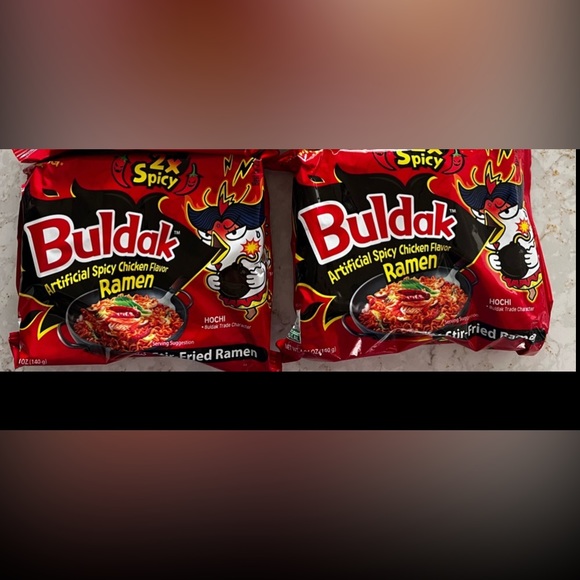 BULDAK | Other | 2 Xpack Buldak Red 2x Spicy Spicier Korean Ramen Stir ...